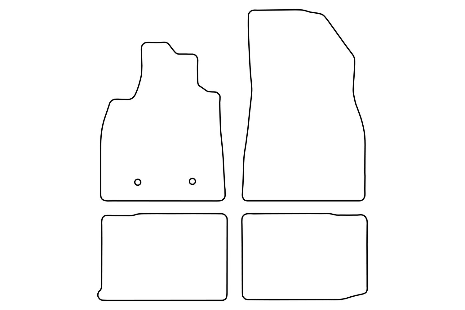 Car mats Dacia Bigster fibre bonded | CarParts-Expert