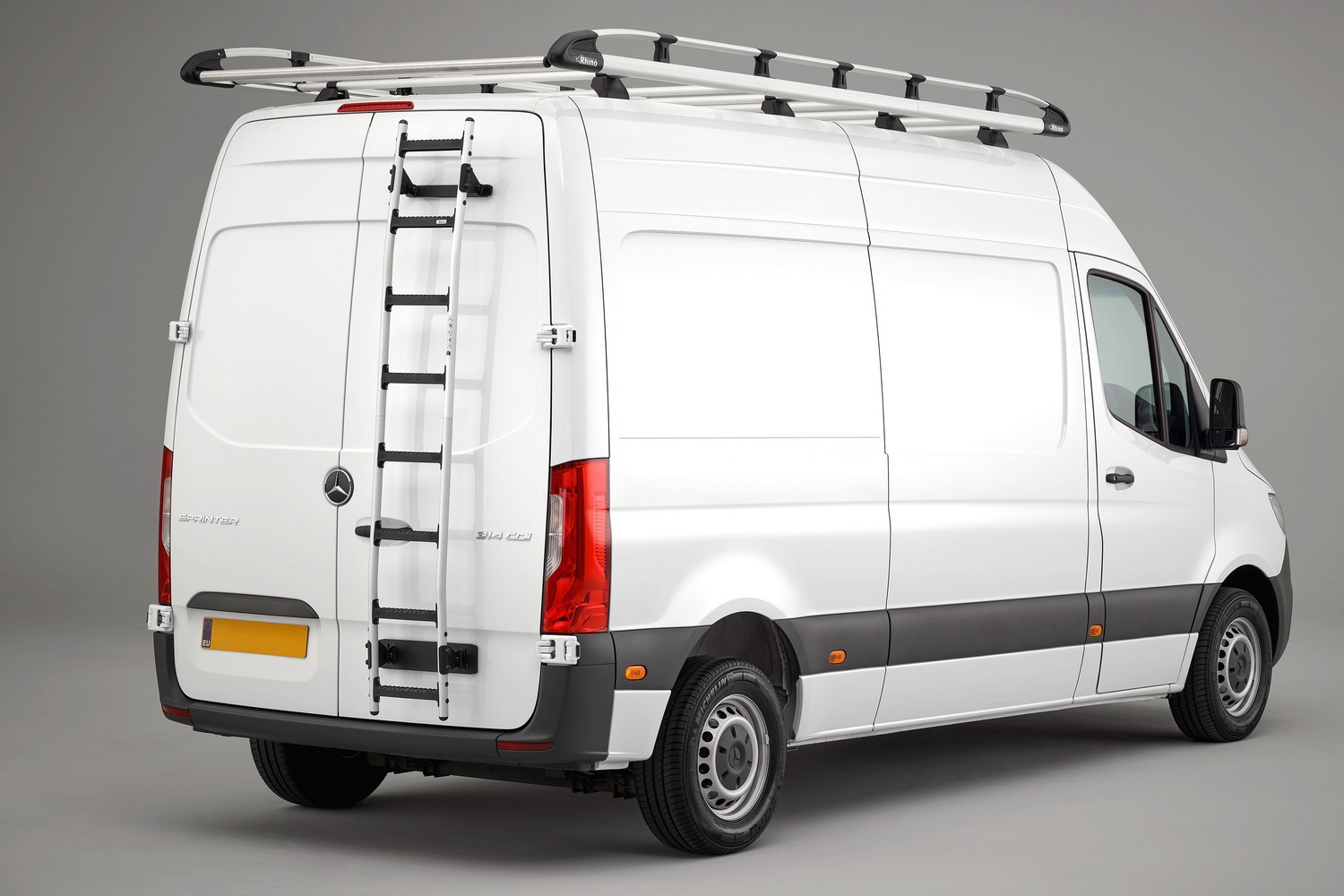 Door ladder Maxus eDeliver 9 Rhino VanLadder silver | CarParts-Expert