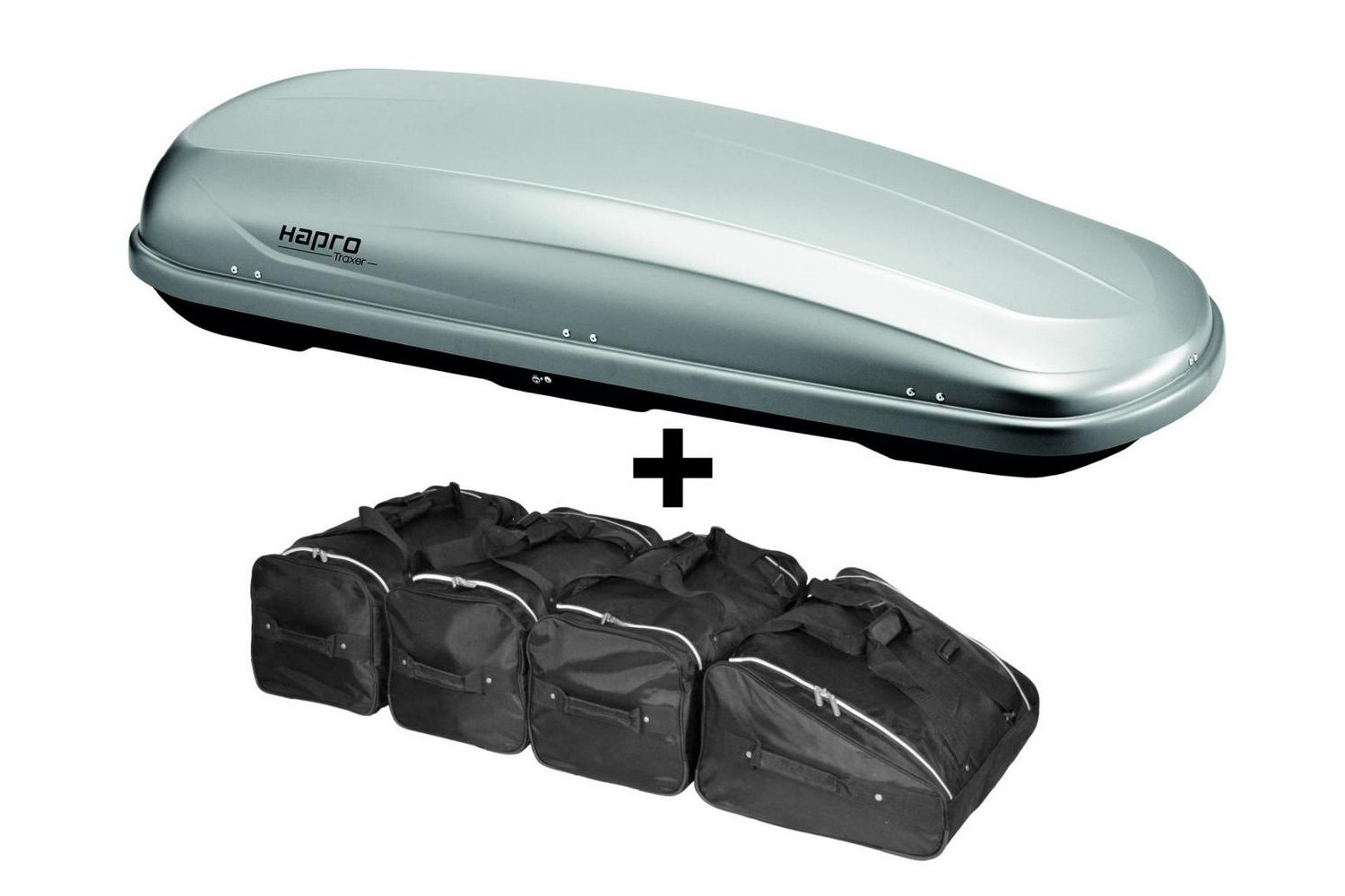 Hapro Traxer 8.6 Silver Grey roof box | Car Parts Expert