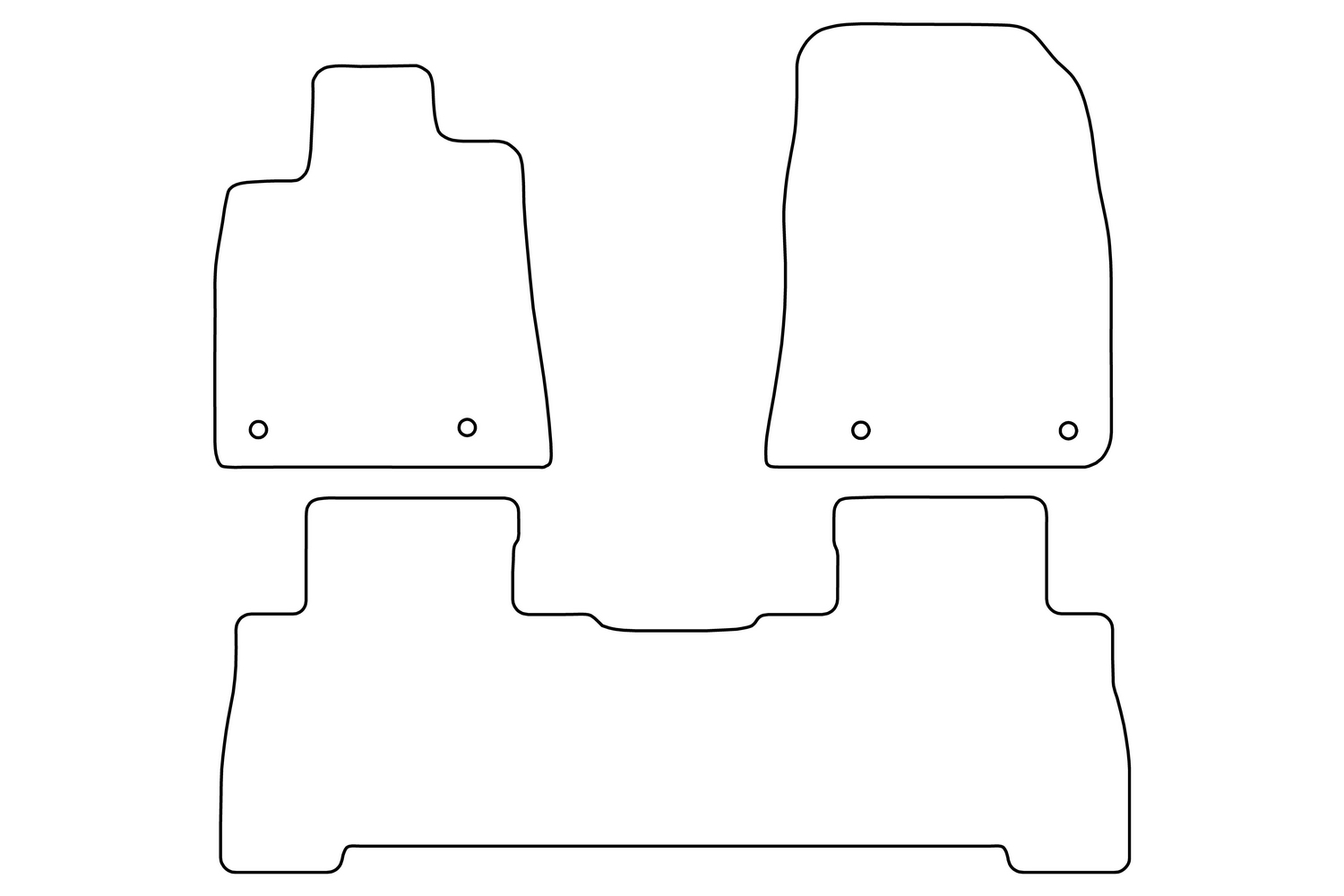 Car mats Maxus eTerron 9 fibre bonded | CarParts-Expert