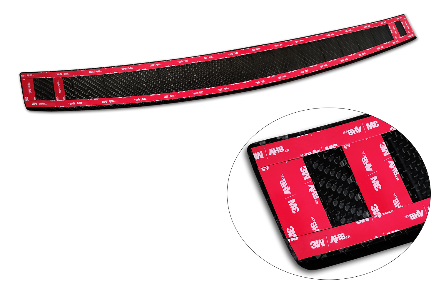 Rear bumper protector Mercedes-Benz EQE SUV (X294) carbon | CarParts-Expert