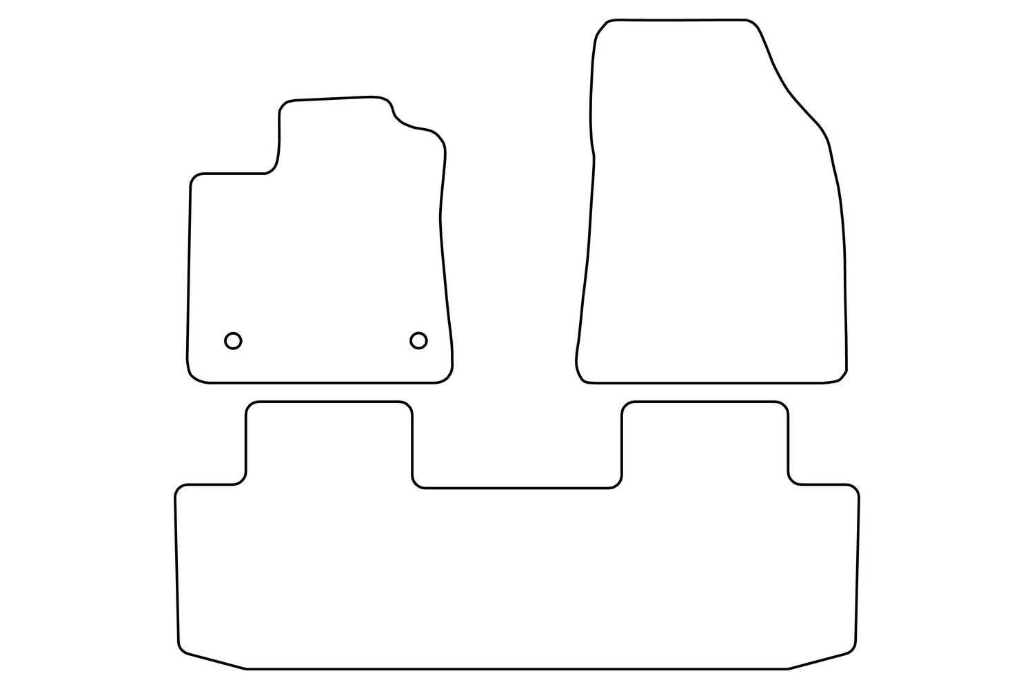 Car mats MG S5 EV fibre bonded | CarParts-Expert