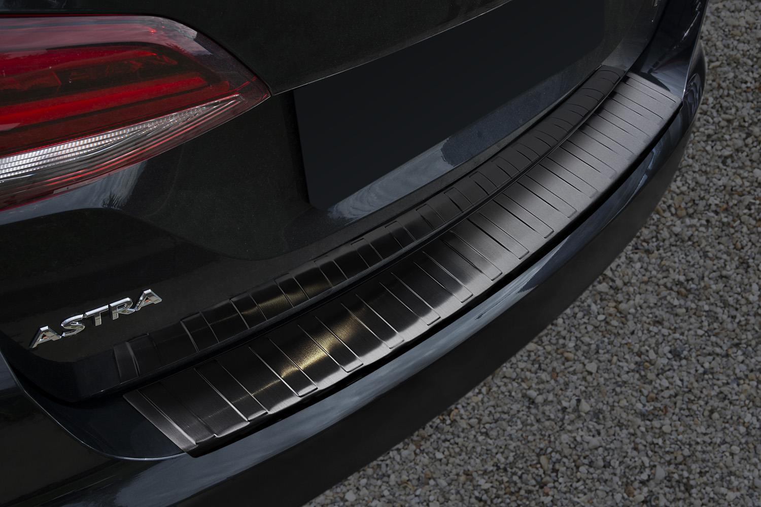 Rear bumper protector Opel Astra K Sports Tourer stainless steel ...