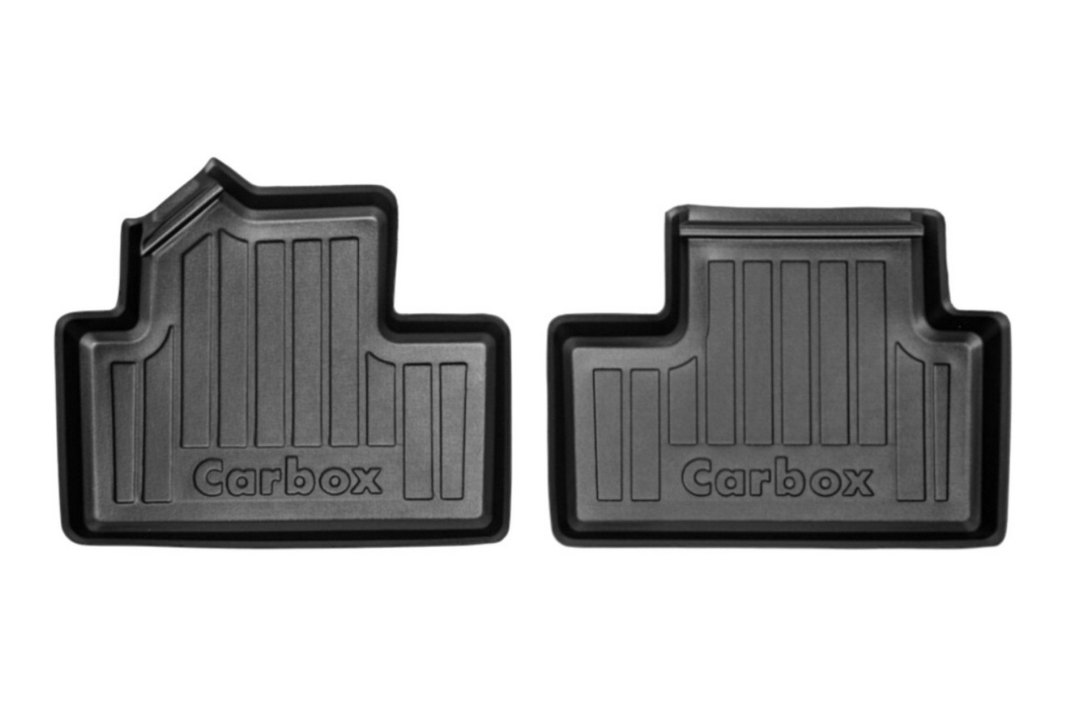 Car mats suitable for Renault Captur II 2019 present Carbox Floor PE rubber