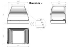 Dog crate Subaru Outback VI Flexxy L | CarParts-Expert