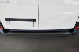 Rear bumper protector Volkswagen Crafter II stainless steel anthracite ...