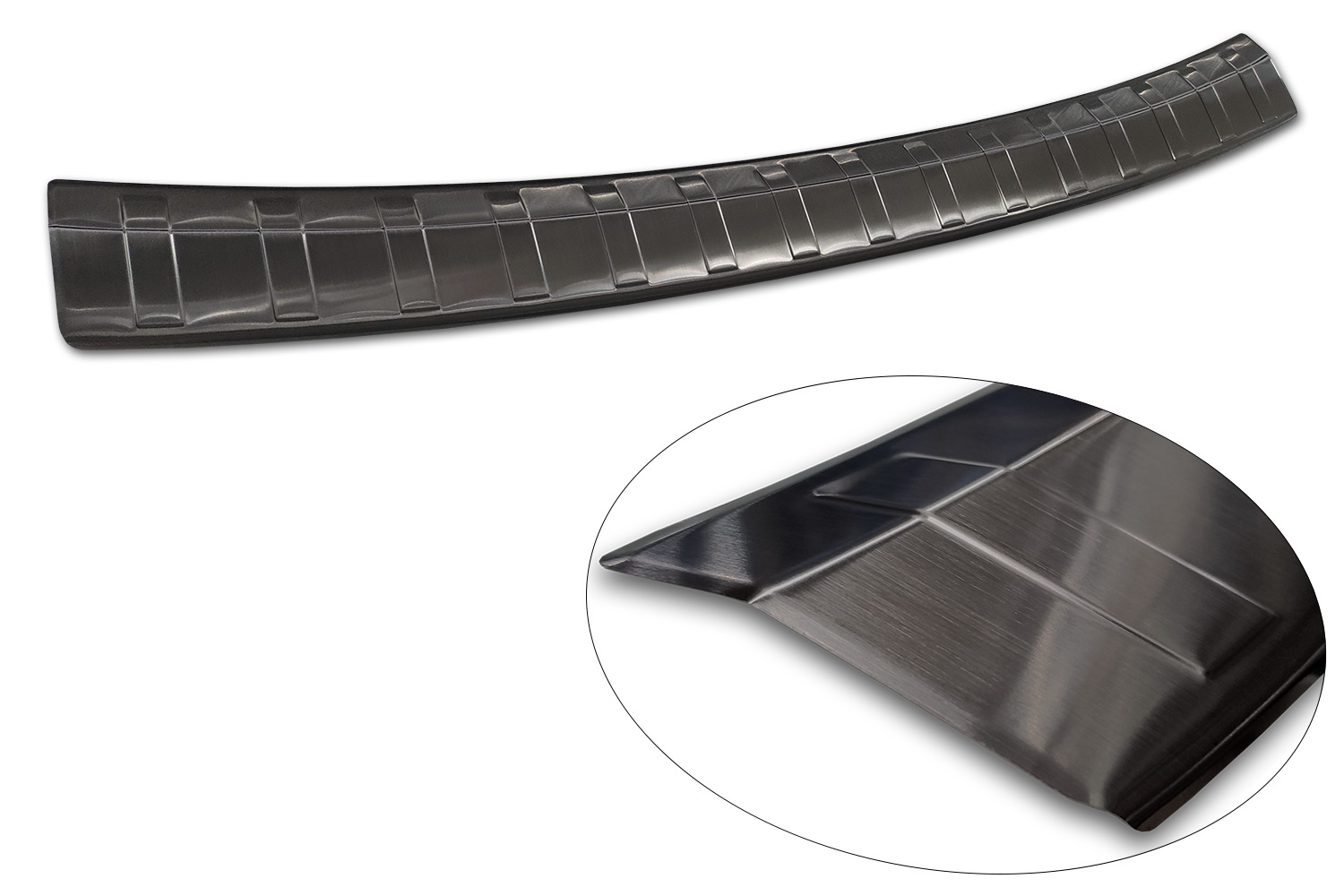 Protection de seuil de coffre Skoda Octavia IV Combi (NX) acier inox ...