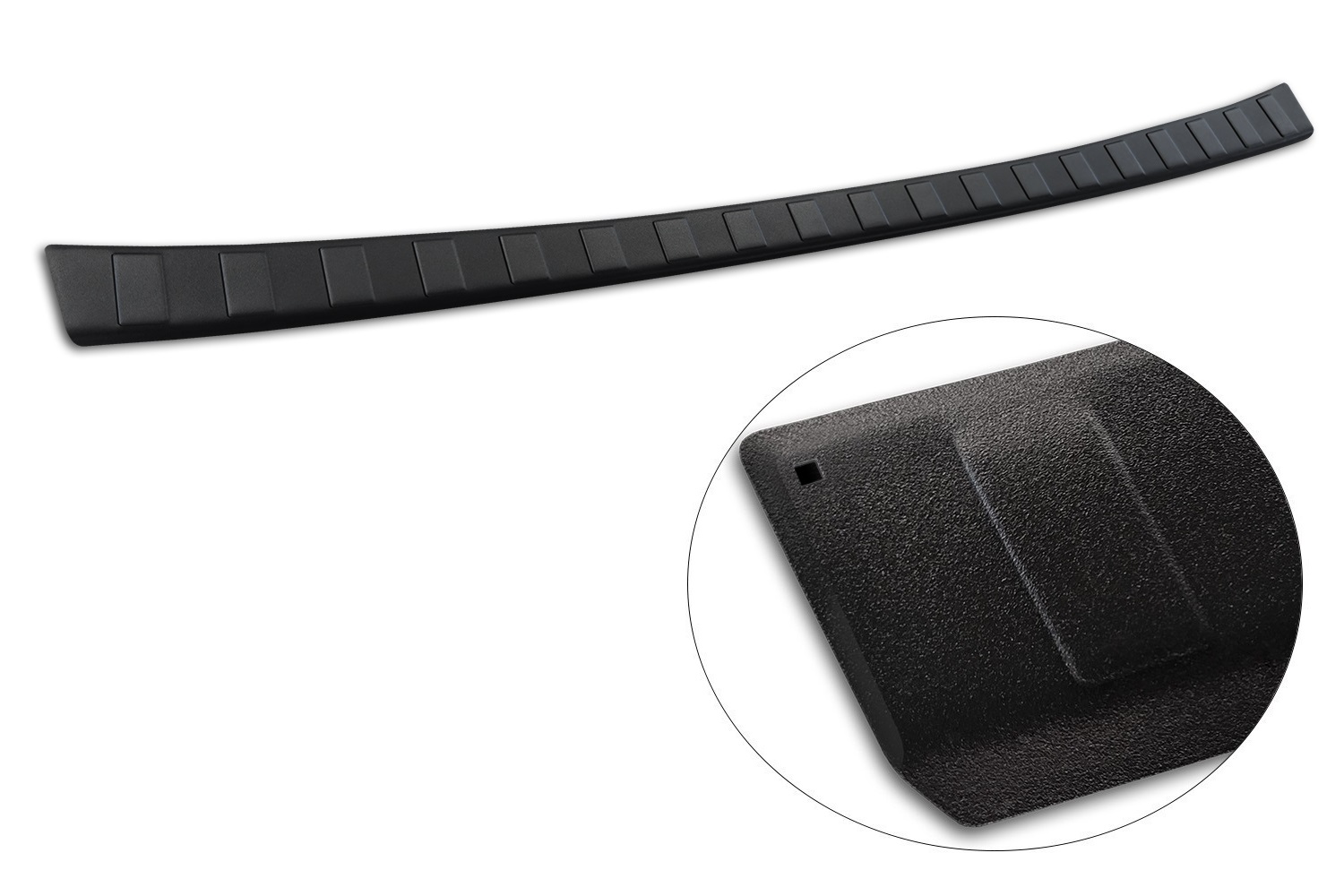 Rear bumper protector Toyota RAV4 V (XA50) stainless steel matt black ...