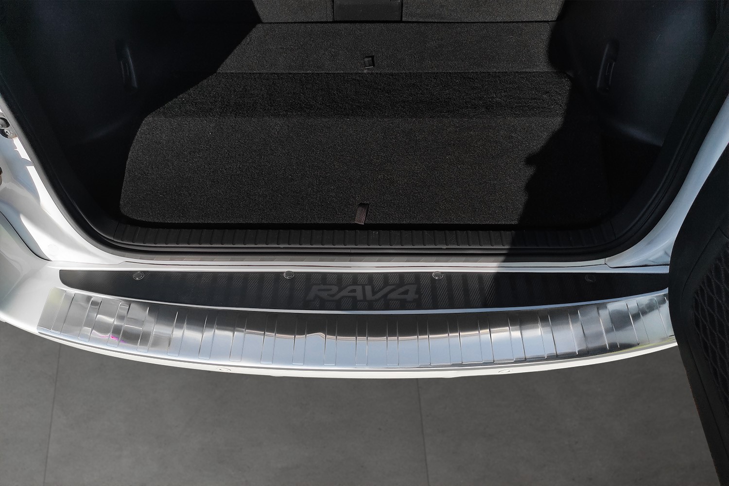 Bumperbeschermer Toyota RAV4 III (XA30) RVS geborsteld | CarParts-Expert